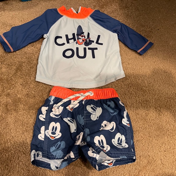 GAP | Swim | Nwt Gap Disney Baby Mickey Mouse Bathing Swim Suit Rash ...